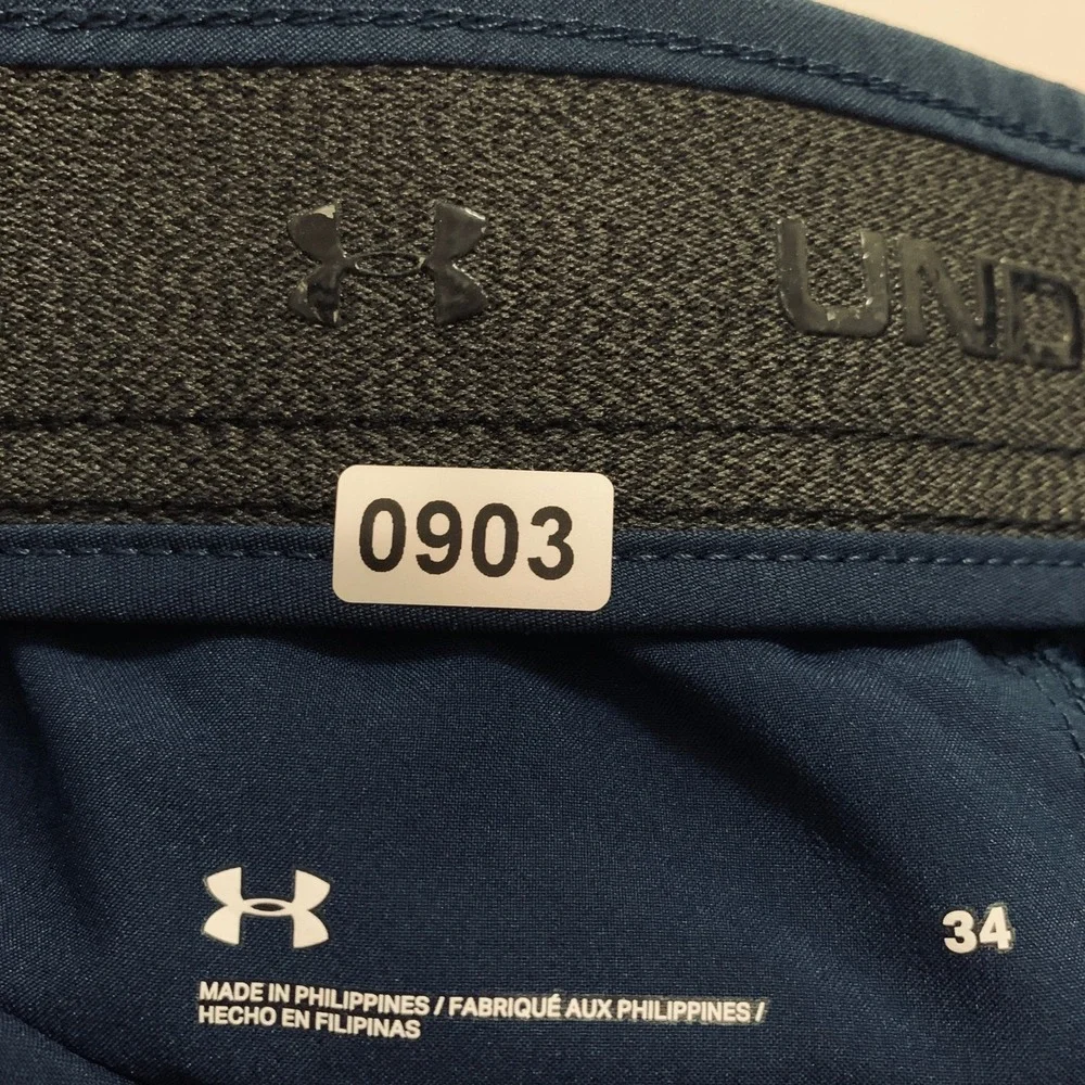 Under Armour | Shorts | Under Armour Golf Shorts Mens Size 34 Navy Blue ...